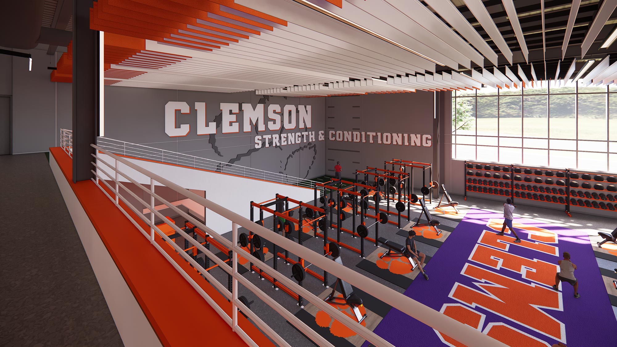 Clemson Watt Family Athletic Performance and Wellness Center - Garvin ...